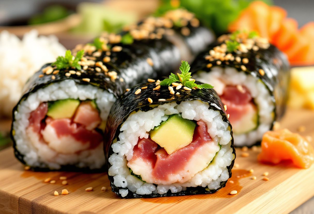 Wasabi Reunion Roll-up | I've Been Cooking